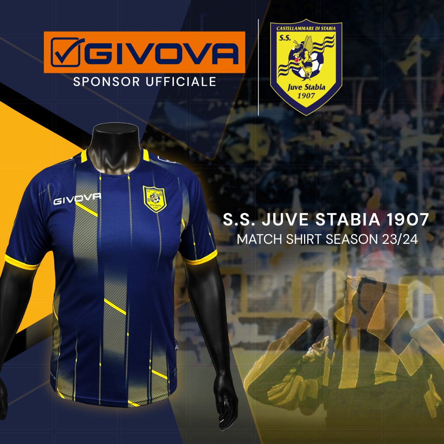 S.S. Juve Stabia, le nuove maglie per la stagione 2023/2024 - SS Juve ...